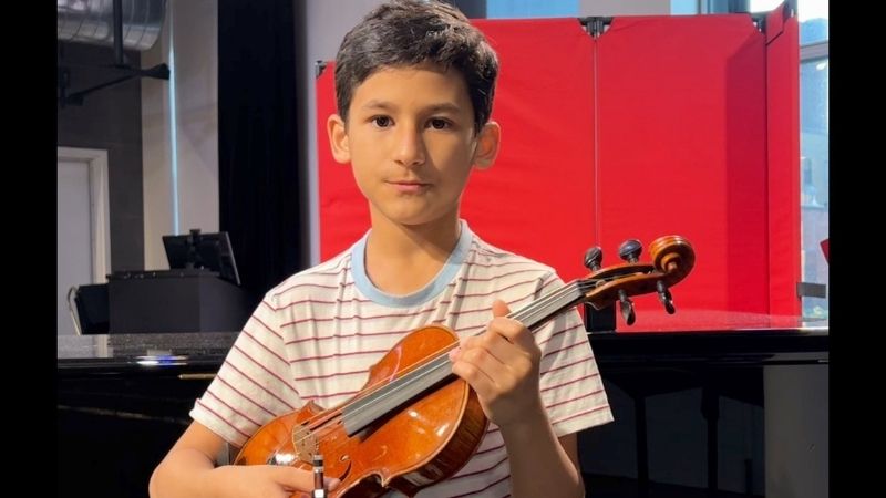 Fantastic 12-year-old violinist - Daily Joy
