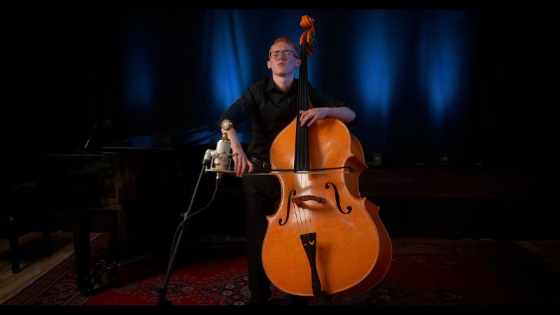 Inspiring Double Bassist Performs - Daily Joy