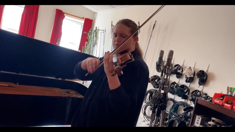 Serene Violin Performance - Daily Joy